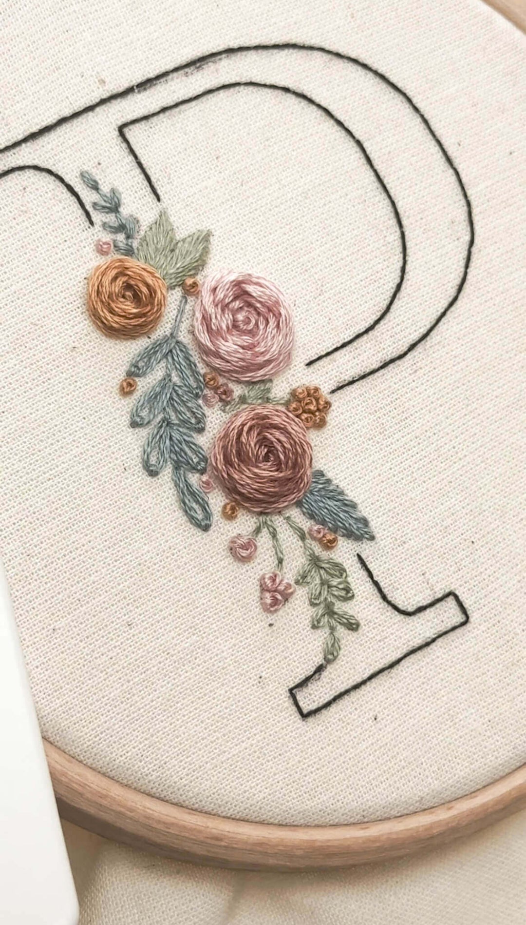 Floral Initial Alphabet - Digital Patterns with Instructions