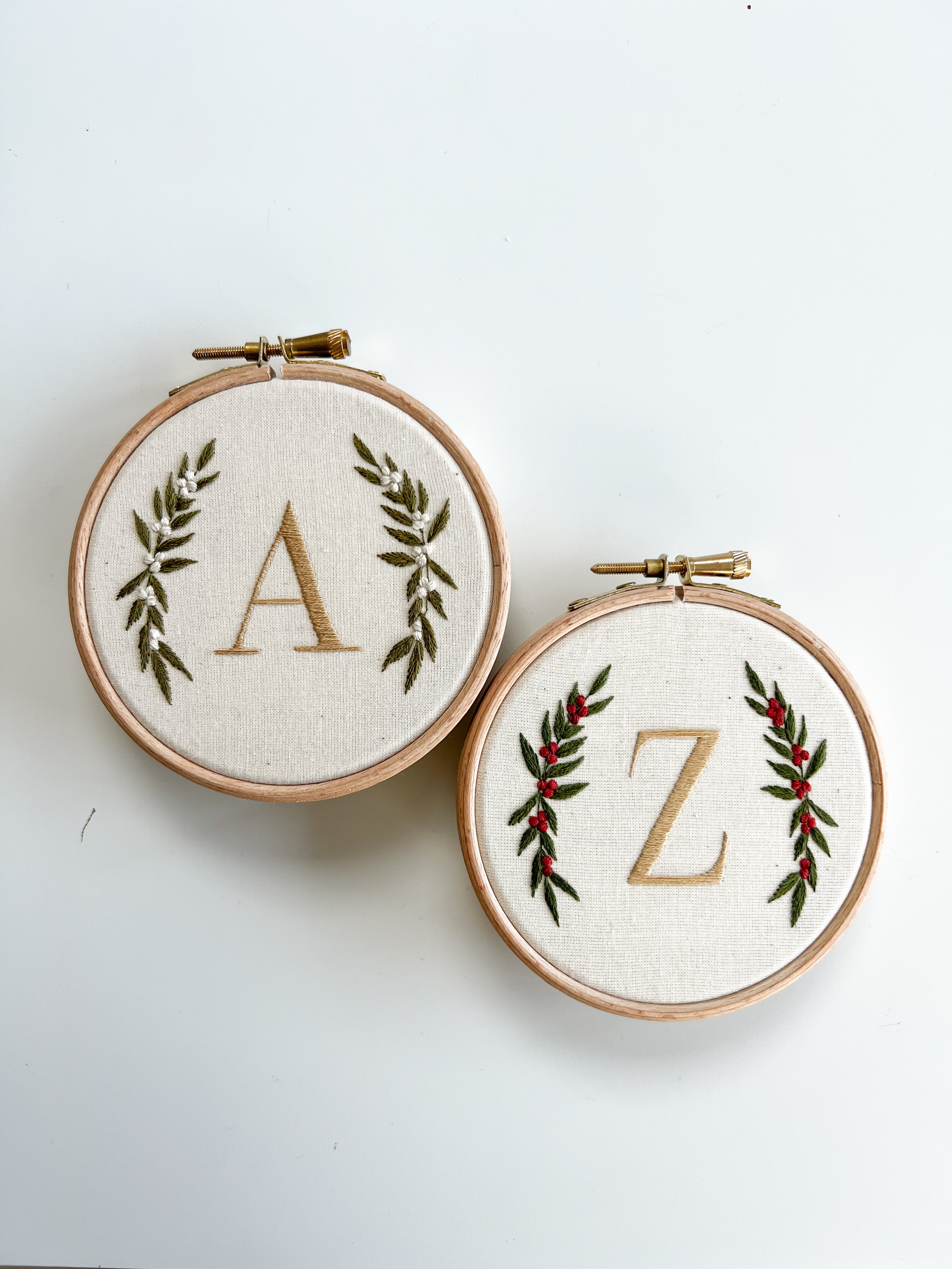 Festive Alphabet Embroidery Kit – Mindful Mantra Embroidery