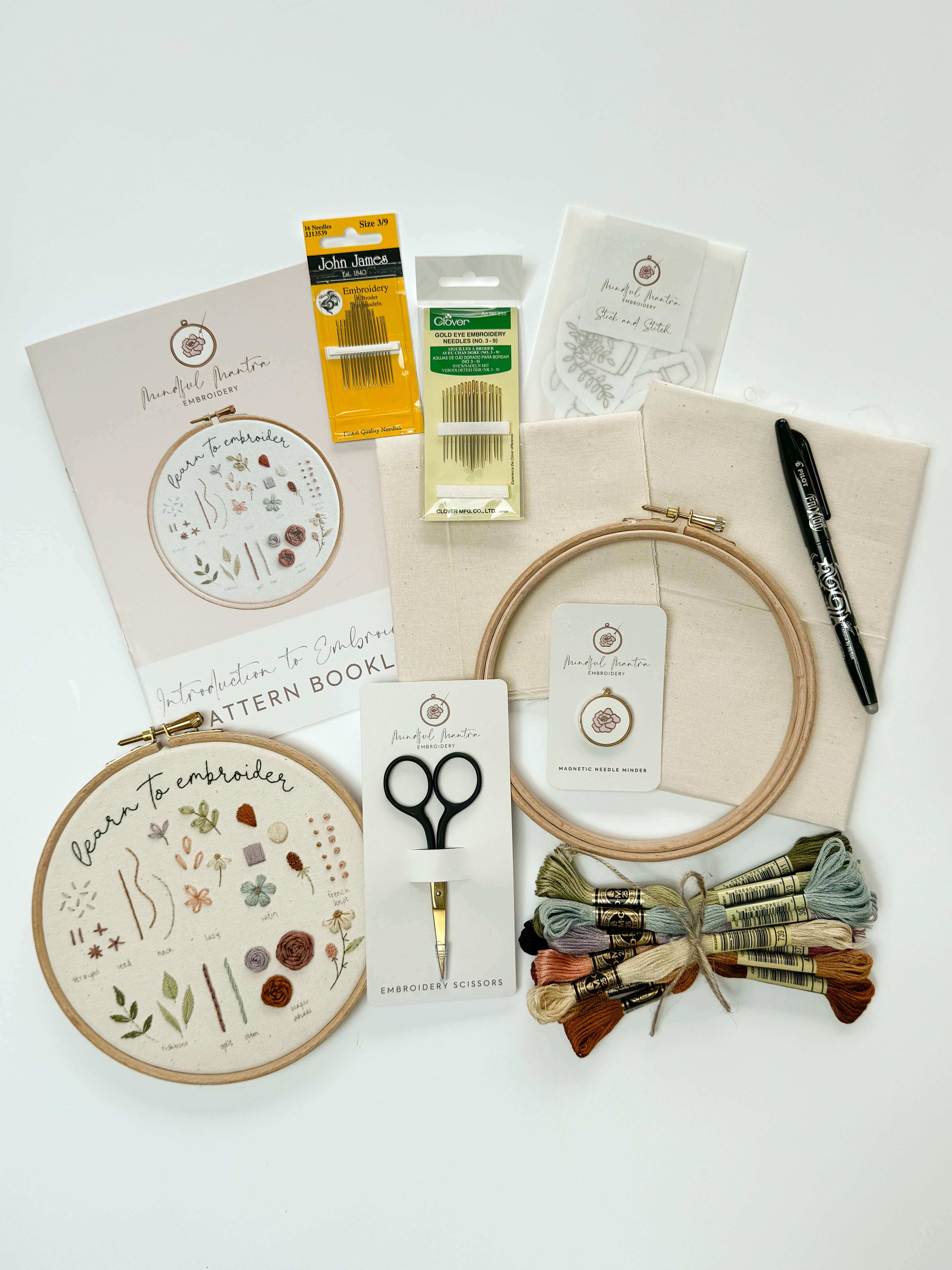 Beginner Embroidery Kit | Introduction To Embroidery DIY Kit