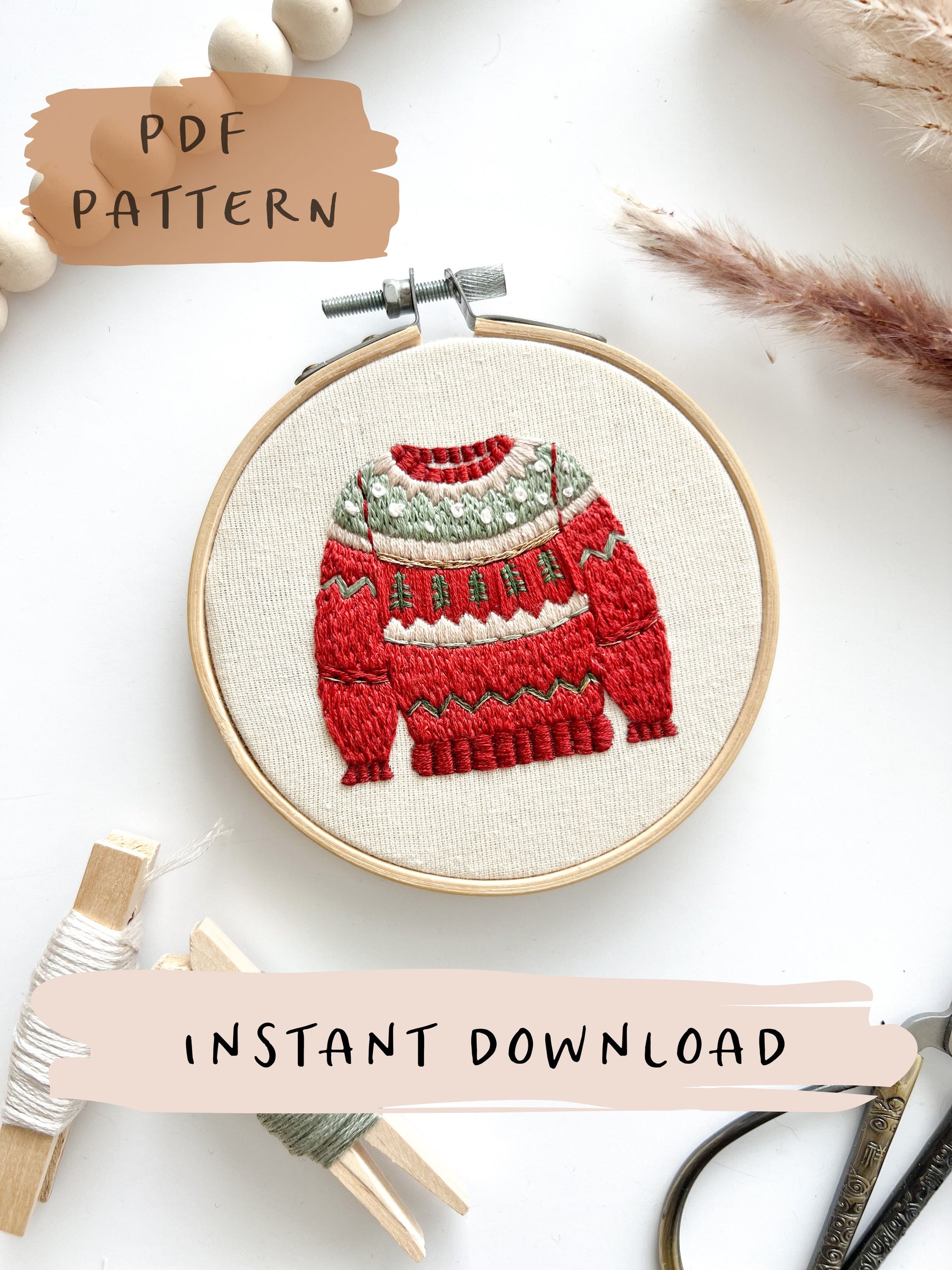 Christmas Collection– Mindful Mantra Embroidery