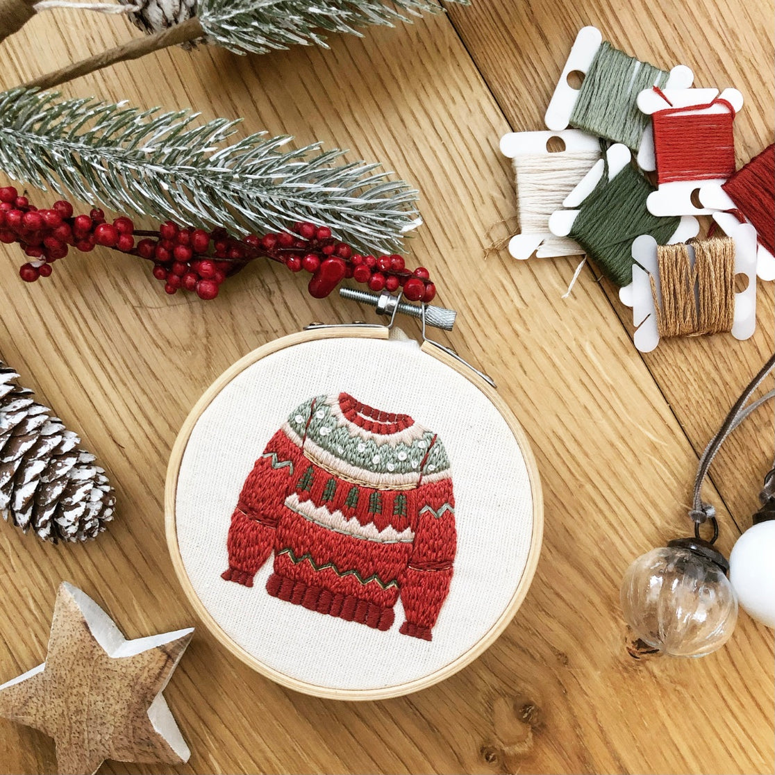 Christmas Collection– Mindful Mantra Embroidery