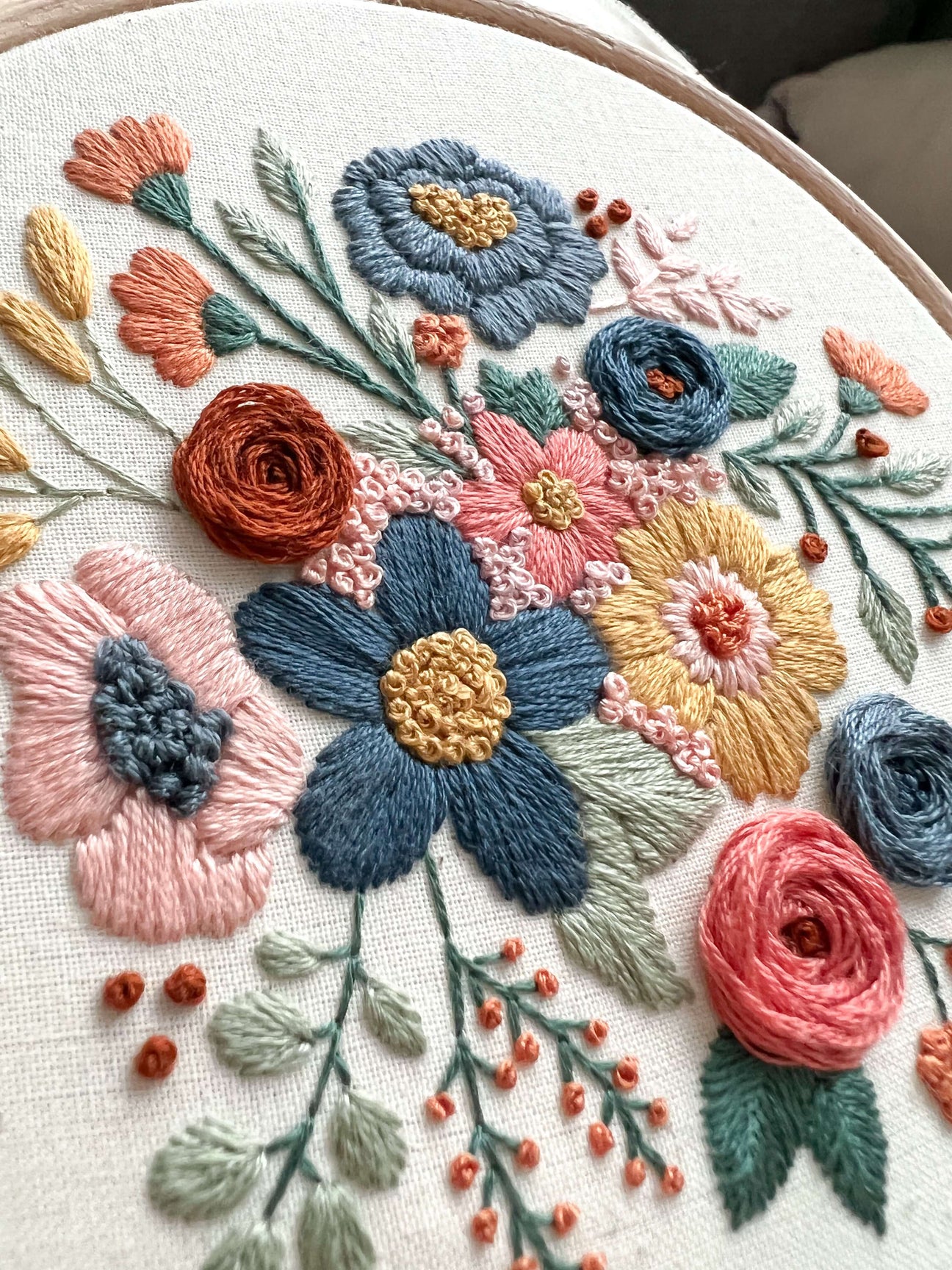 Blooming Beauty Embroidery Pattern with Instructions || Digital Downlo ...