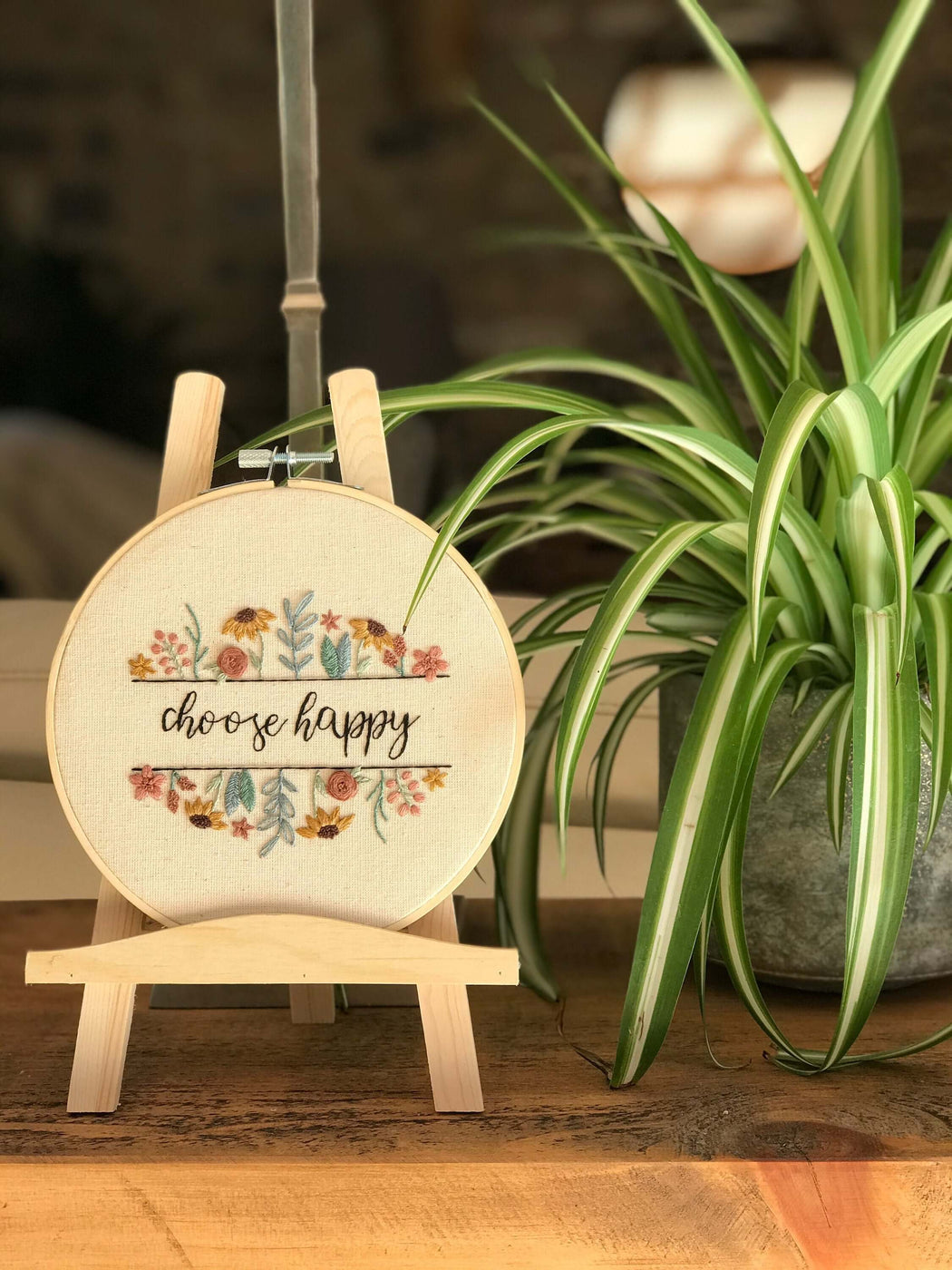 Choose Happy Embroidery Pattern with Instructions || Digital Download ...
